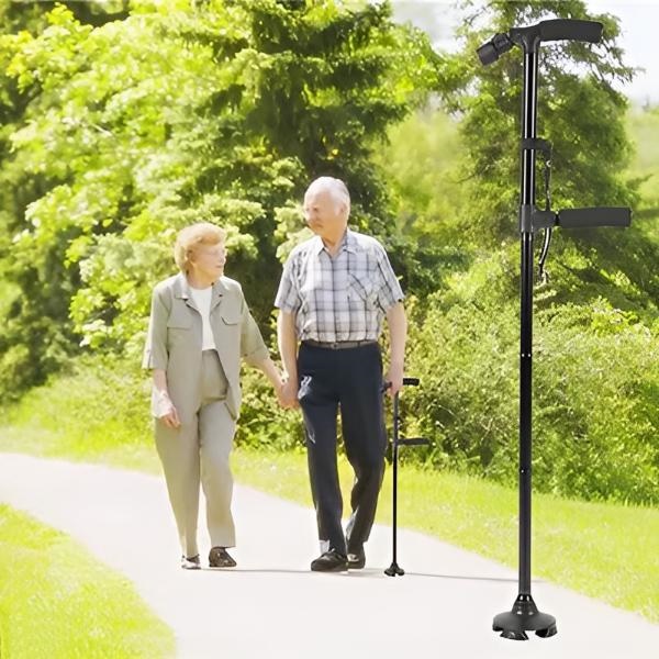 Sulankstoma vaikščiojimo lazda su LED šviesa | STEPRO – Toprabat.lt