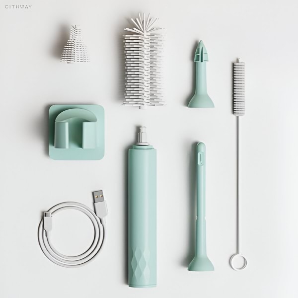 Elektrinis butelių šepetėlis, kuris valo be jokių pastangų | CLEANOVATE ...